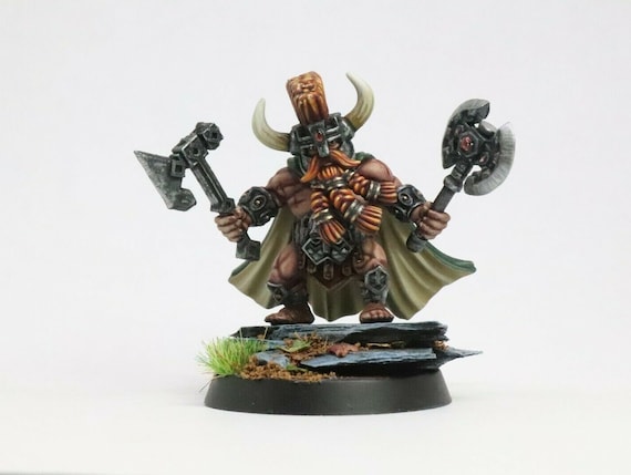 Dwarf Slayer Lord Dwarf Lord Double Axe Kyoushuneko - Etsy