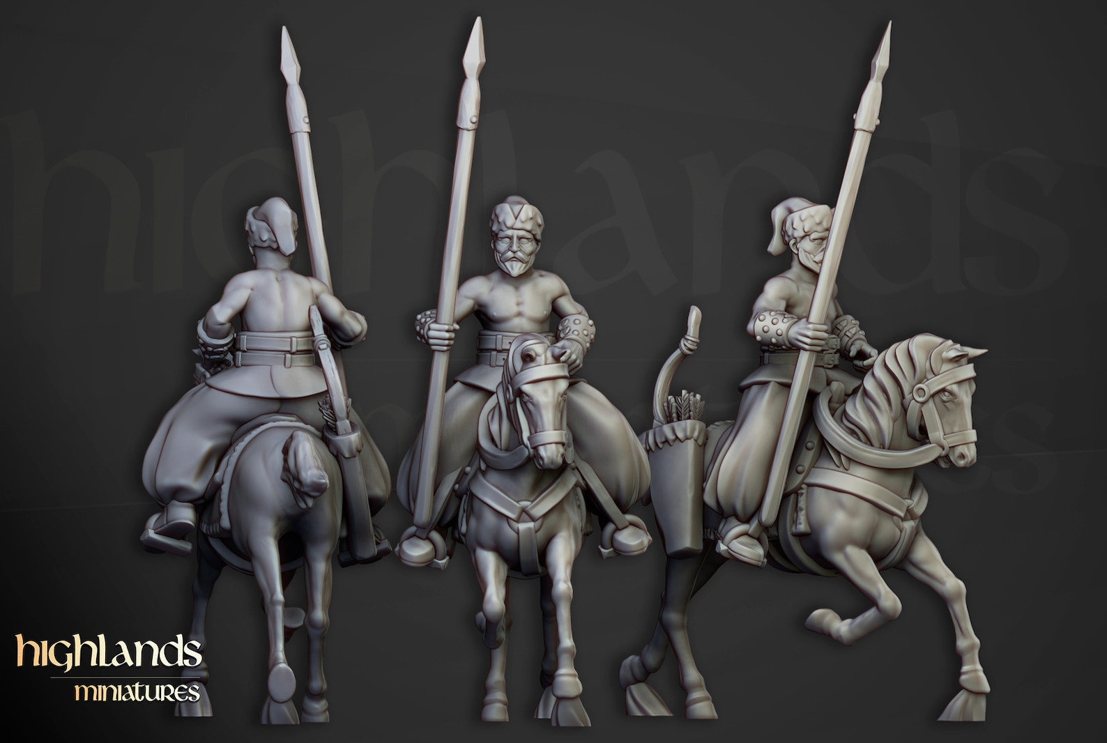 Cossacks Light Cavalry on Horse | Feudal Army | Tabletop Dnd Fantasy ...