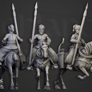 Cossacks Light Cavalry on Horse | Feudal Army | Tabletop Dnd Fantasy ...
