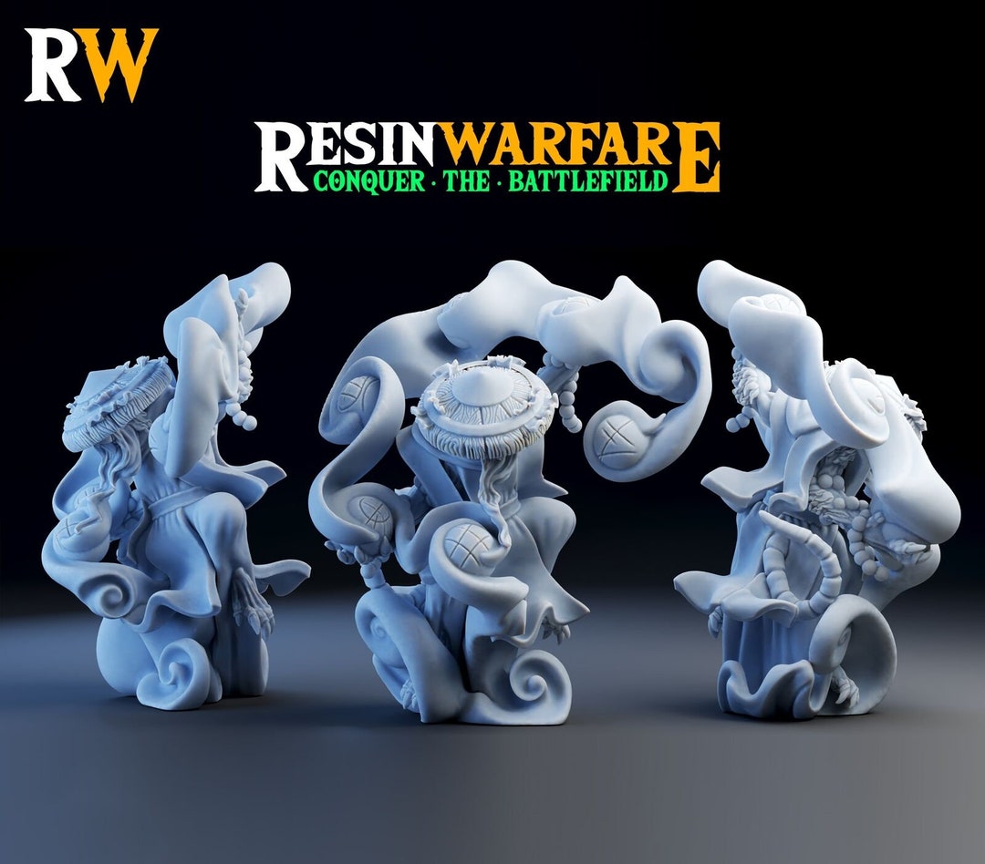 Ratmen Shadow Sorcerer | Vermin Warrior | Unpainted Resin Model 32mm ...