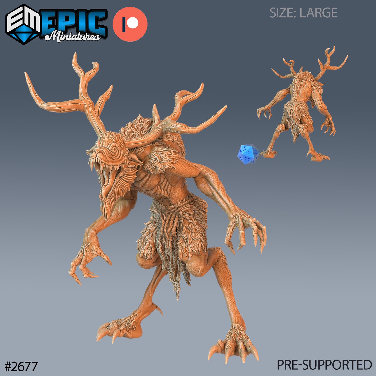 Wendigo | 28mm Scale Dungeons and Dragons Miniatures for Tabletop ...