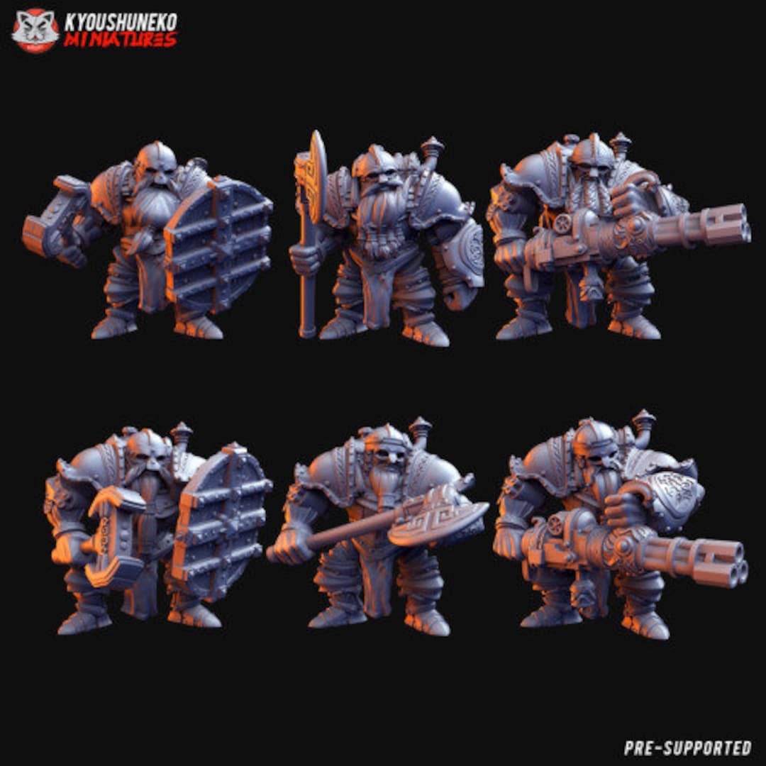 Dwarf Steam Weapon Steampunk Dwarf Tabletop Wargaming Fantasy Battle D ...