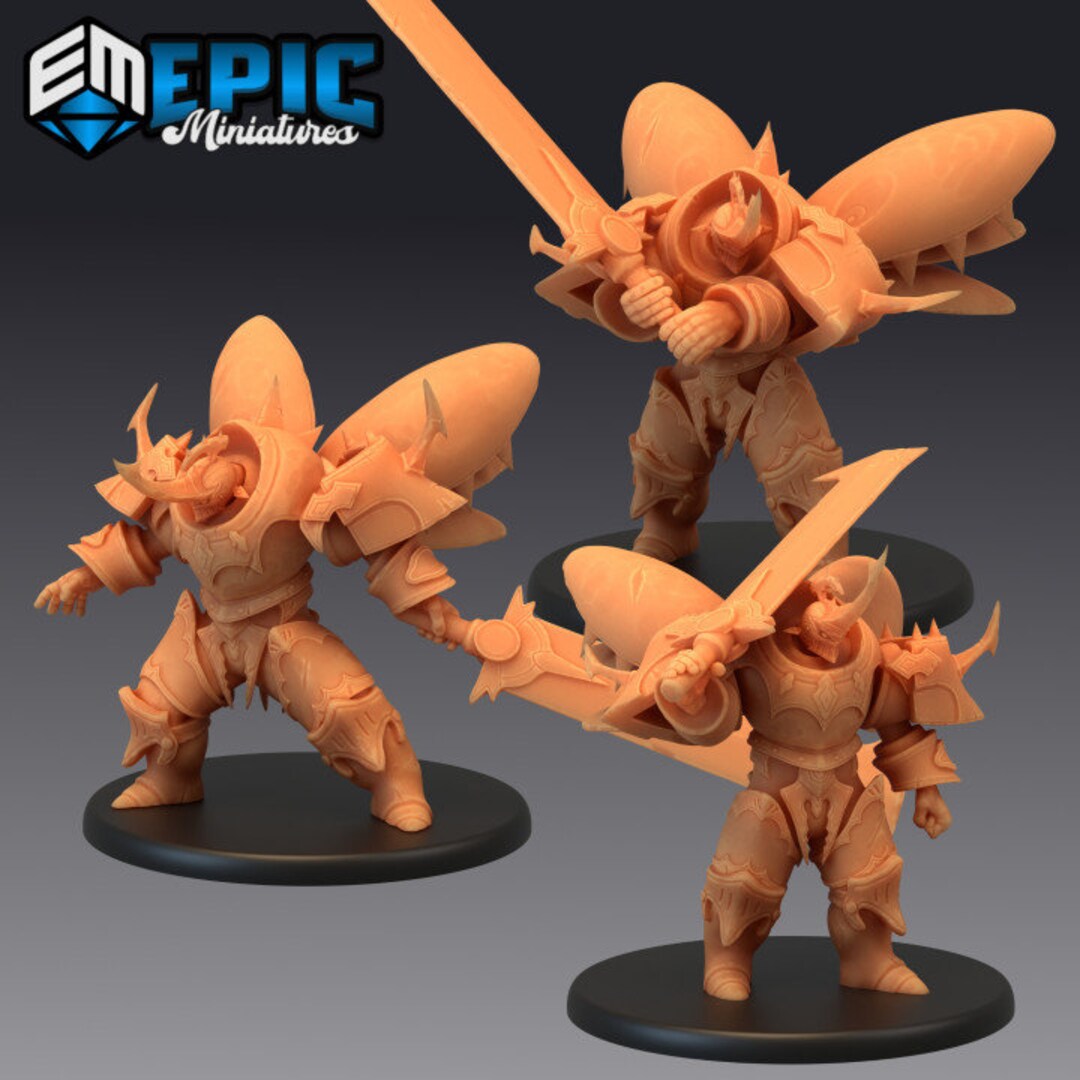 Beetle Knight 28mm Scale Dungeons and Dragons Miniatures for Tabletop ...