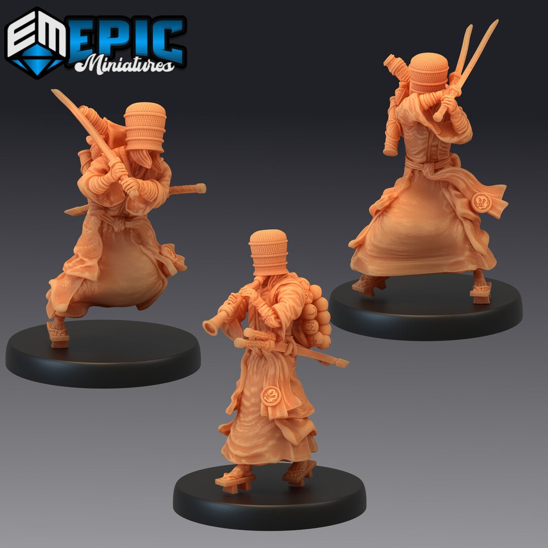 Basket Monk | 28mm Scale Dungeons and Dragons Miniatures for Tabletop ...