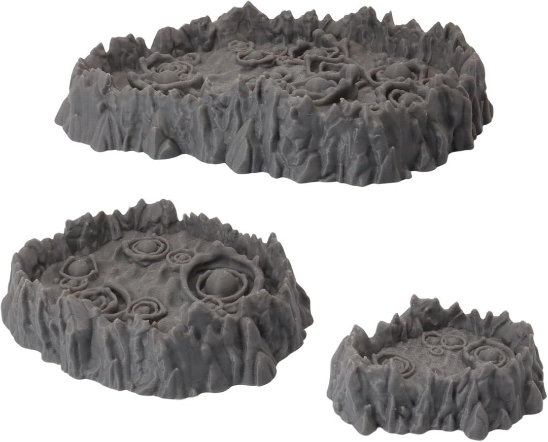 Bubbling Pits Terrain Set – 28mm-32mm Scale Scatter Scenery | Fantasy ...