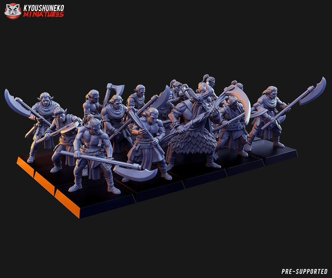 Ranger X15 | Elf Miniature | 3d Printed Tabletop Wargames Fantasy Elf ...