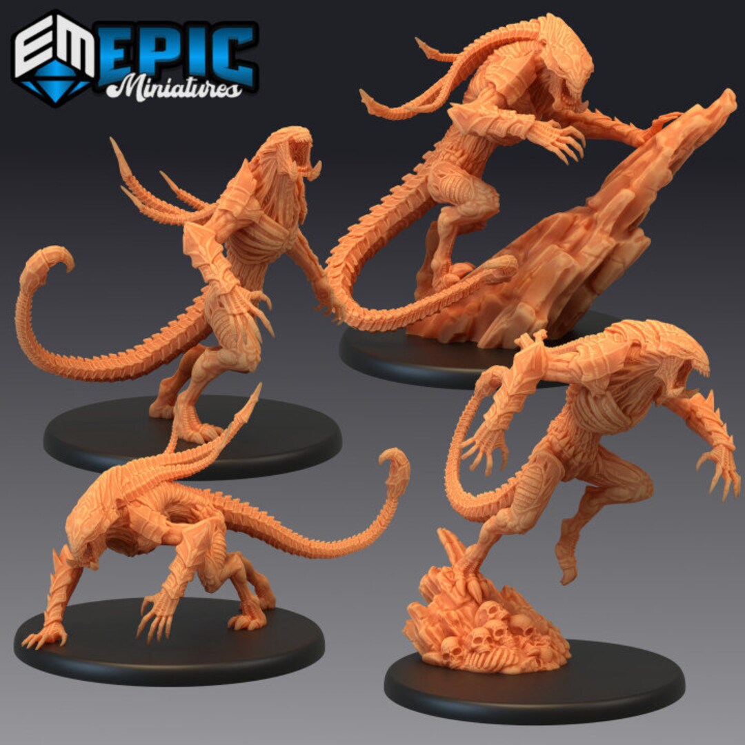 Alien Beast | 28mm Scale Dungeons and Dragons Miniatures for Tabletop ...