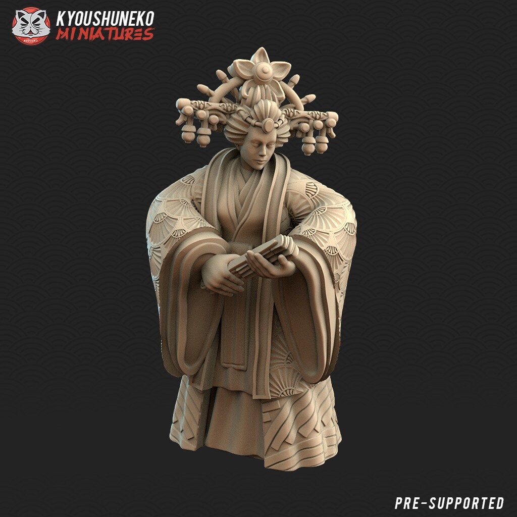 Japanese Empress Kyoushuneko Miniatures Tabletop Dnd - Etsy UK