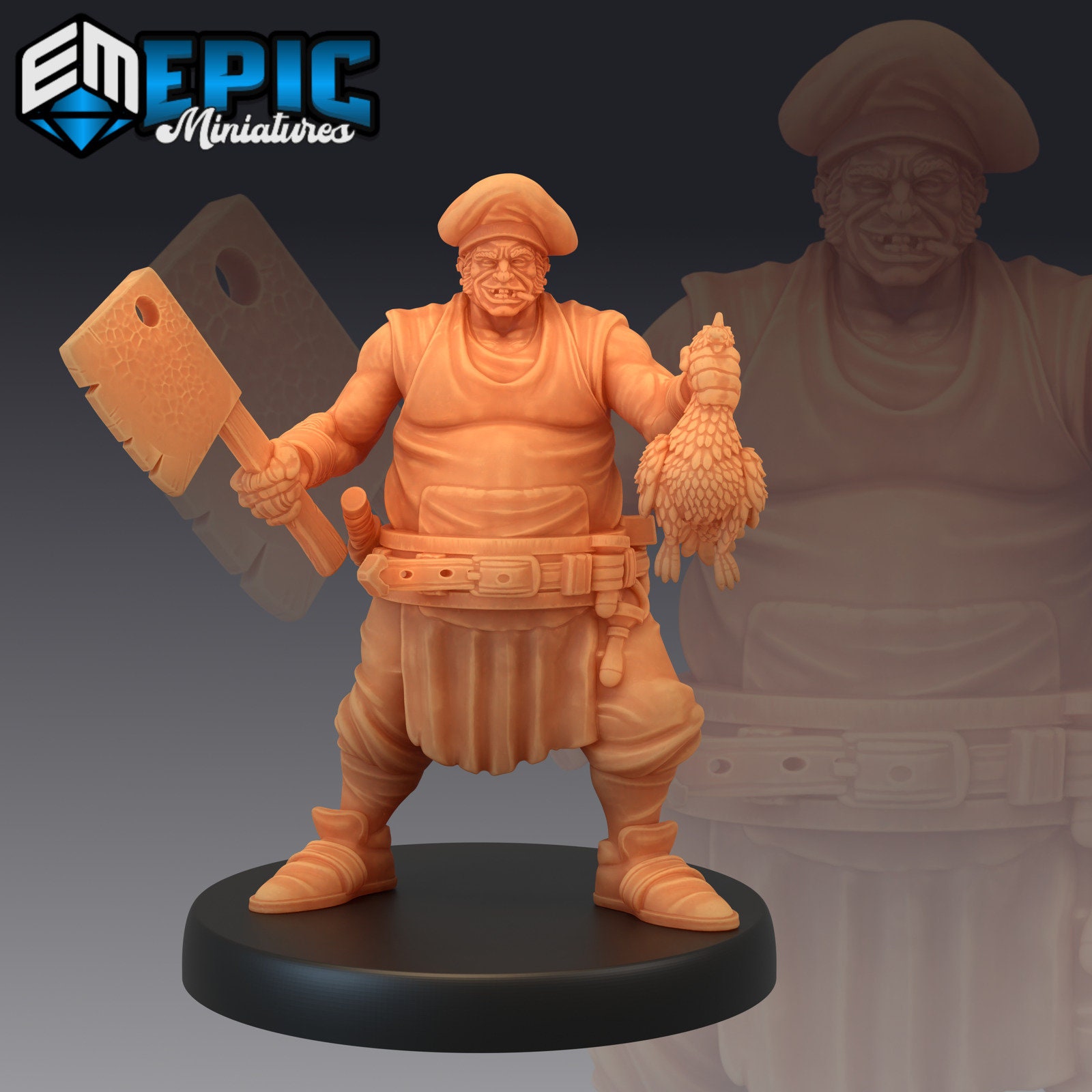 Drunk Cook Villager 28mm Scale Dungeons and Dragons - Etsy UK