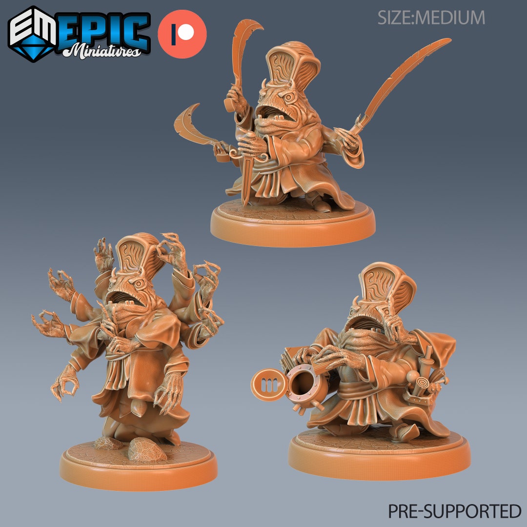 Epic Miniatures Frog Warlock | 28mm Scale Miniatures | Eternal Fungi ...