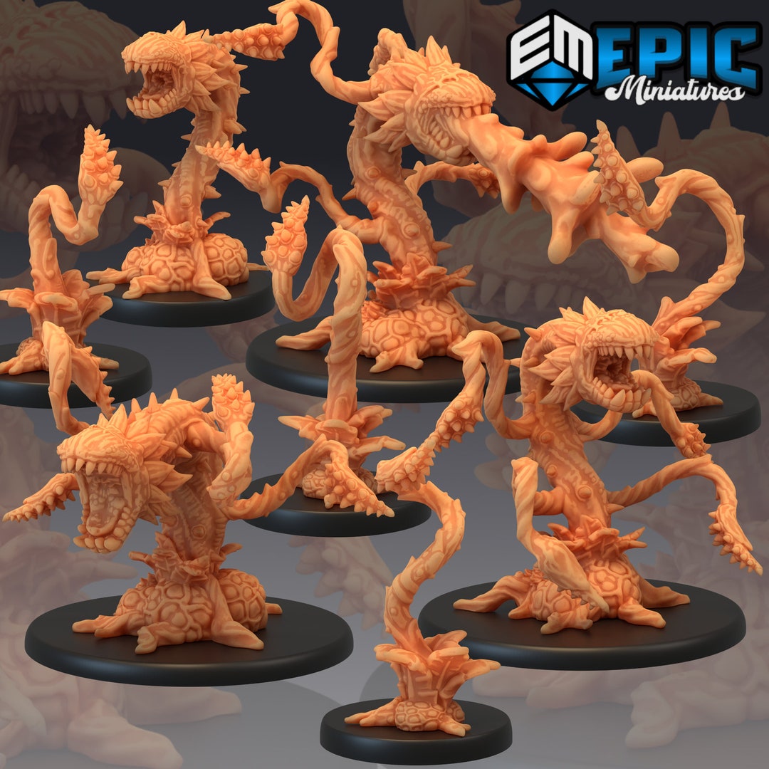 Man-eating Plant | 28mm Scale Dungeons and Dragons Miniatures for ...