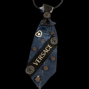 Custom Fashion-inspired Junk Necktie Necklace – Bling Necktie With ...