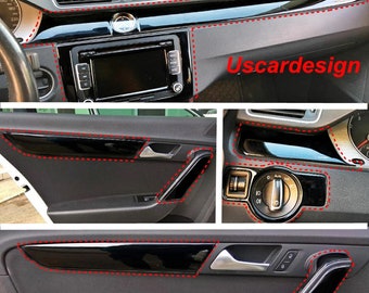 Interior Styling Full Set for Passat B7 2010 2014 Automobile Accessories Trim Decors Dashboard Cover Door Handle Knob Etsy Canada