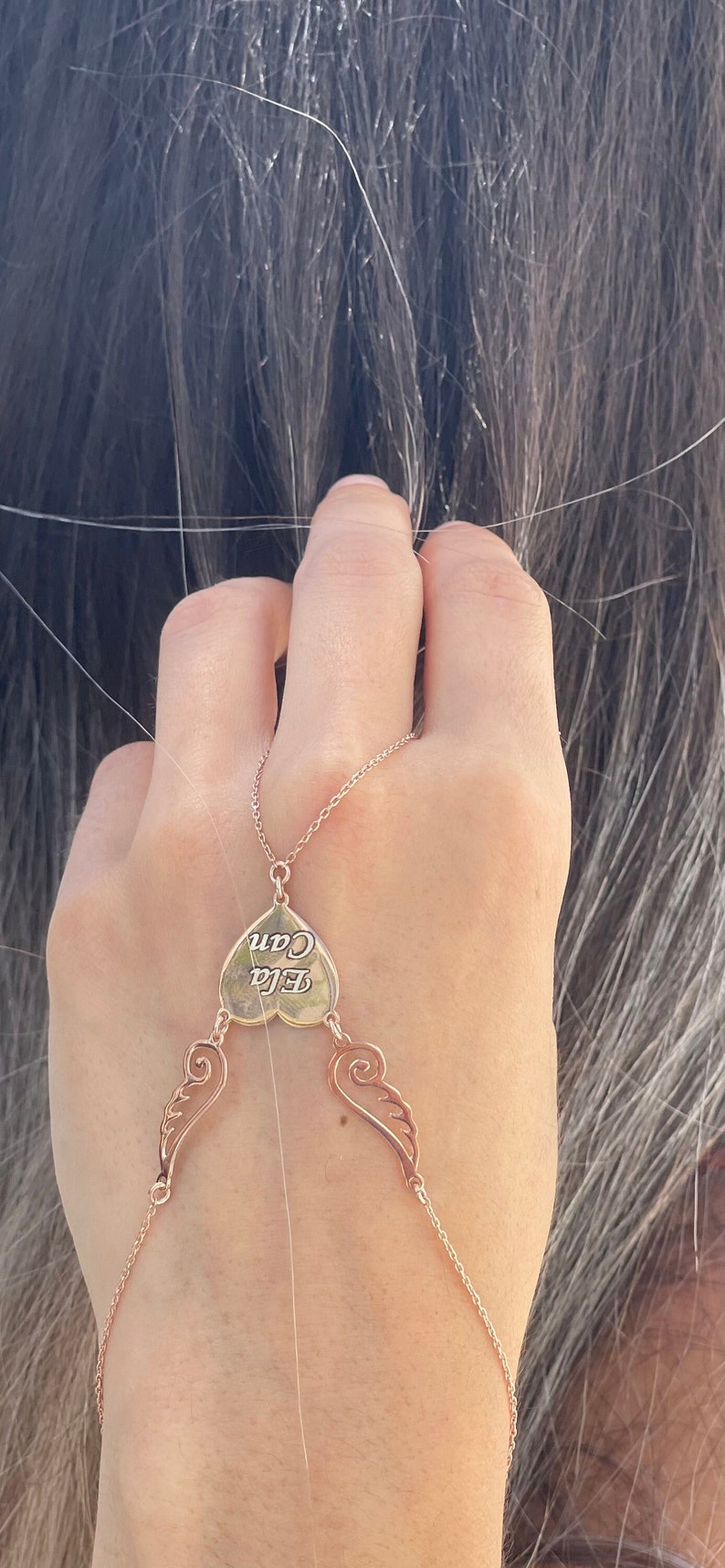 Hand Chain Personalized Hand Chain Name Hand Chain Sahmeran - Etsy