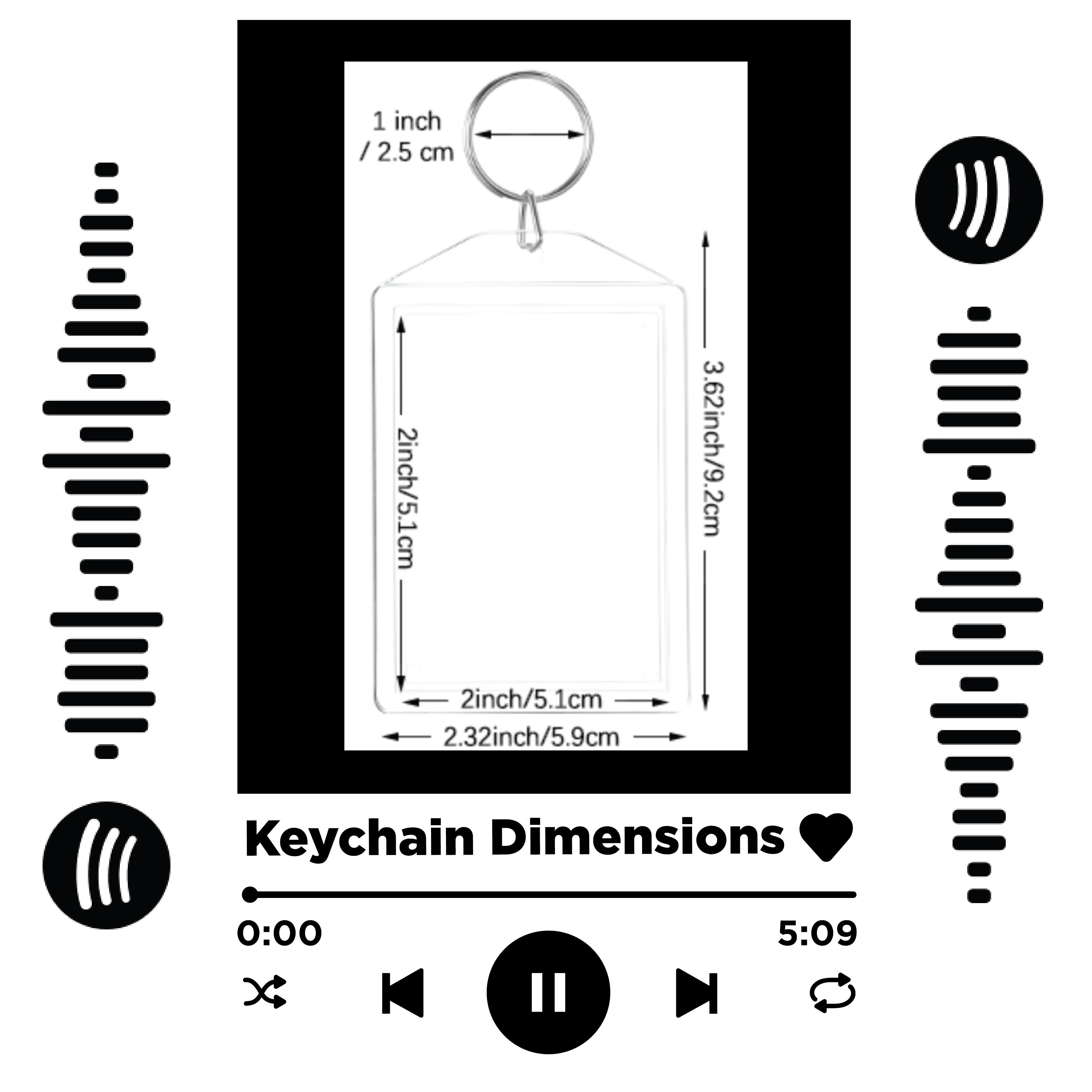 Personalized Spotify Keychain - Etsy