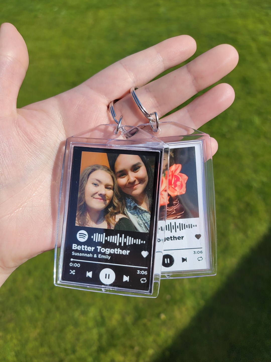 Personalized Spotify Keychain - Etsy