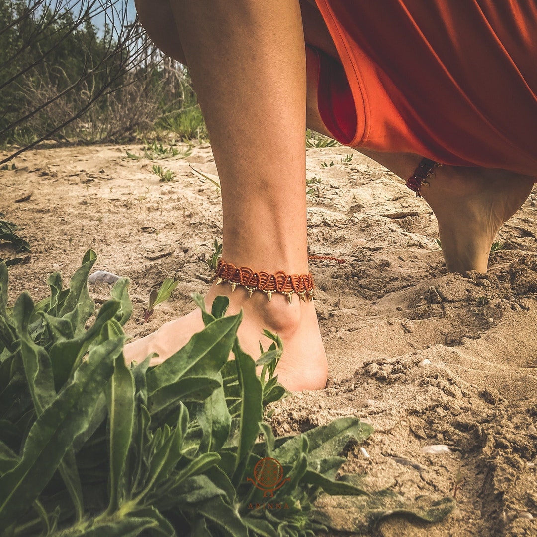 Macrame Anklets - Summer Anklets - Macrame Choker - Summer Jewelry ...