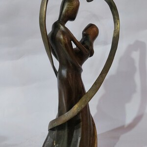 Abstract Couple Statue , Couple Sculpture , Couple Bronze , Dance ...