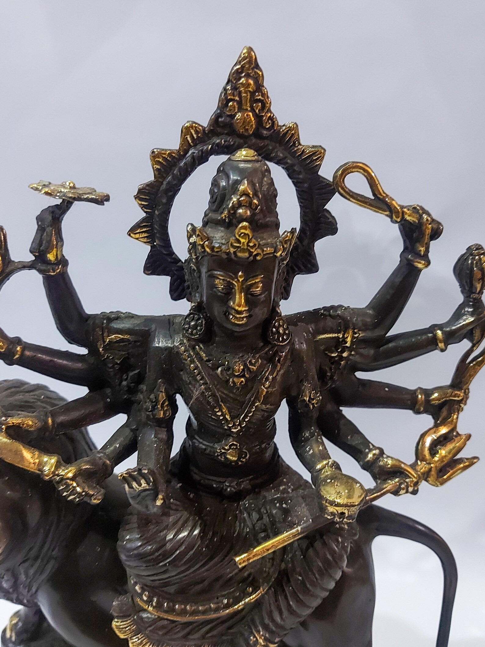 Kali Statue , Mahakali Statue , Mahakali Sculpture , Vintage Bronze ...