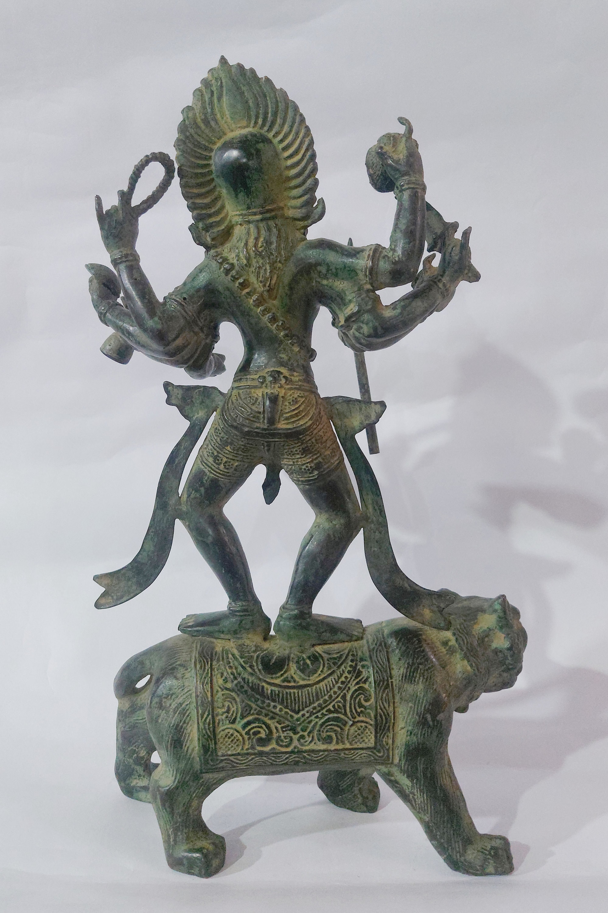 Mahakali Statue , Mahakali Sculpture , Vintage Bronze Mahakali , Hindu ...
