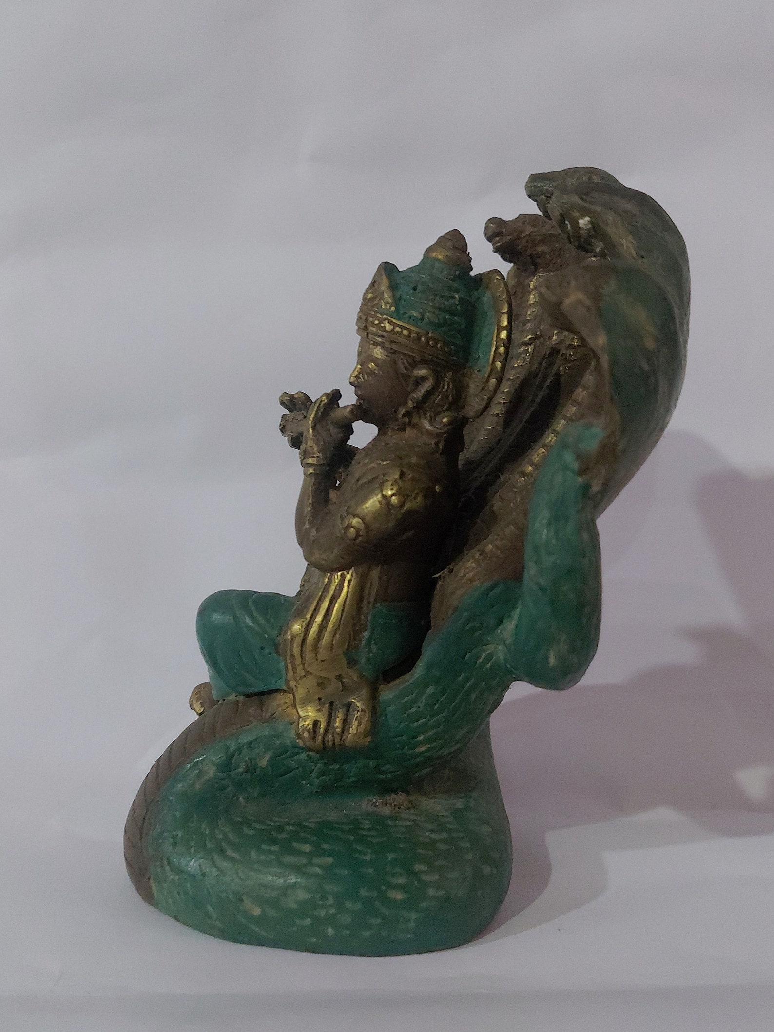 Krishna and Shesha Statue, Krishna and Shesha Sculpture, Hindu God ...