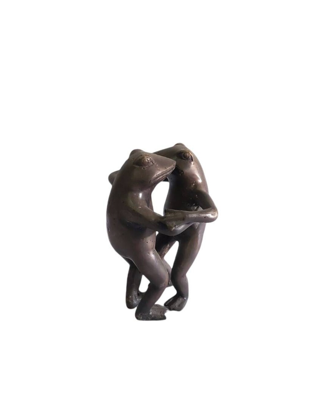 Bronze Couple Dancing Frog 7 Inch , Bronze Couple Statue , Tango Dance ...