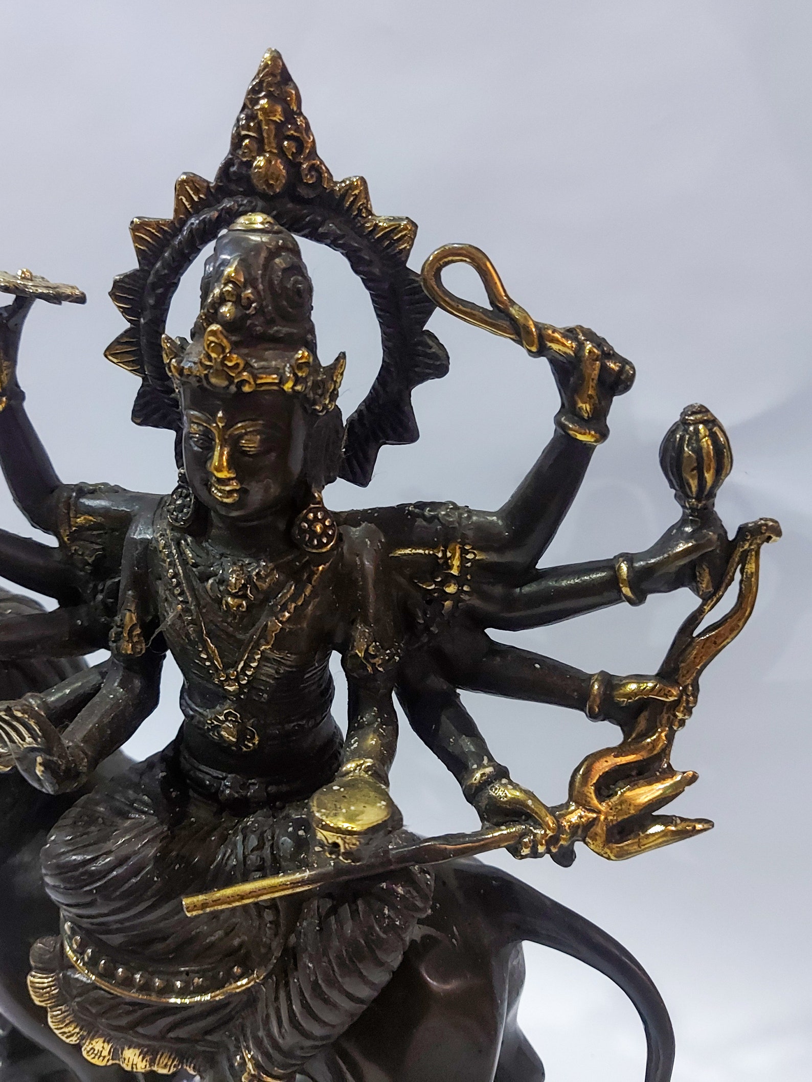 Kali Statue , Mahakali Statue , Mahakali Sculpture , Vintage Bronze ...