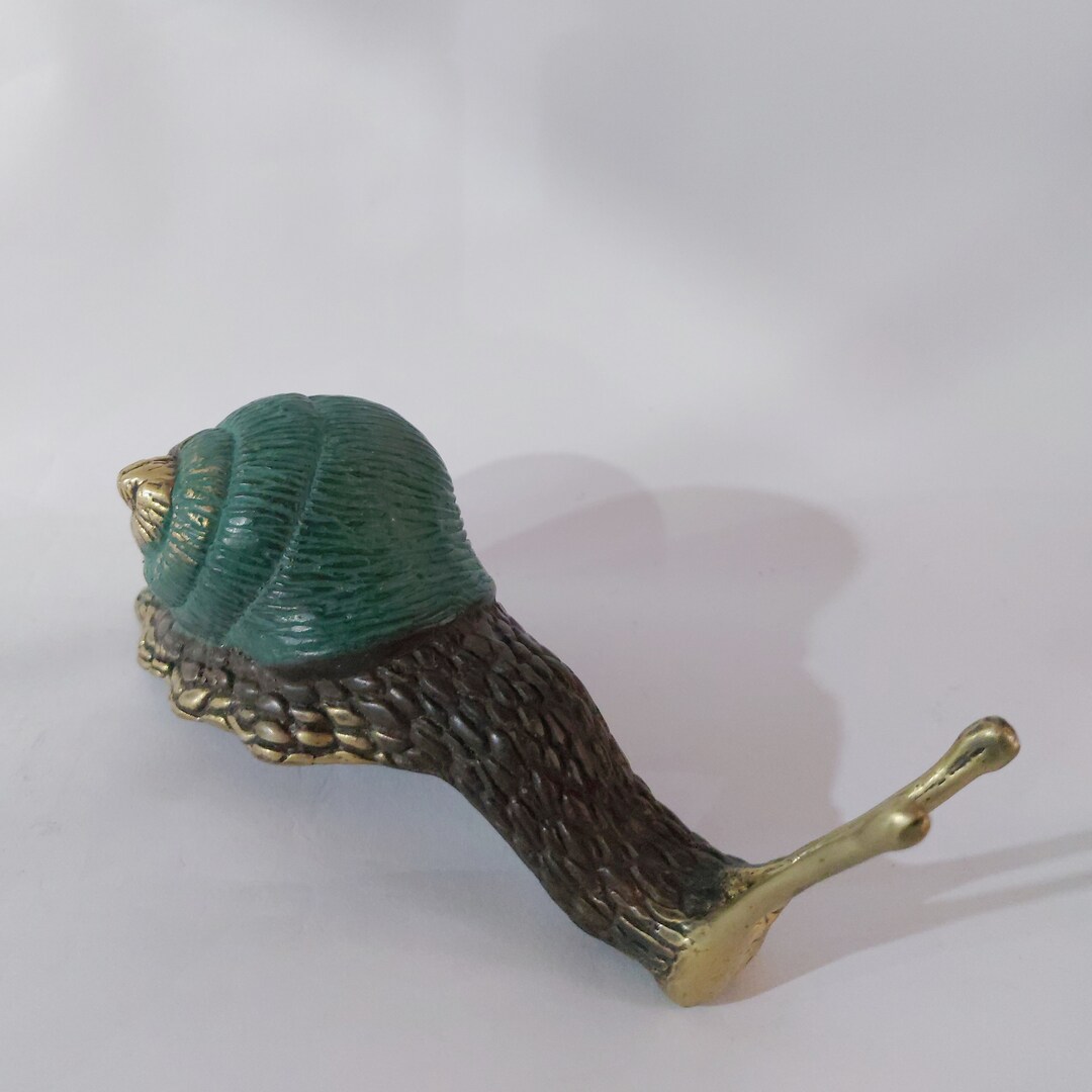 Snail Statue , Snail Sculpture , Animal Lover , Vintage Bronze Snail ...