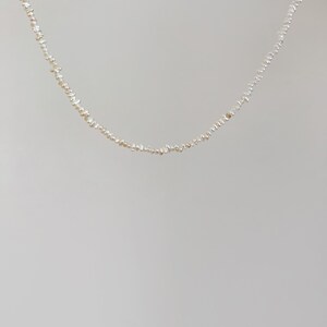 Beaded Pearl 14K Gold Necklace, Layered Choker Necklaces, Real ...