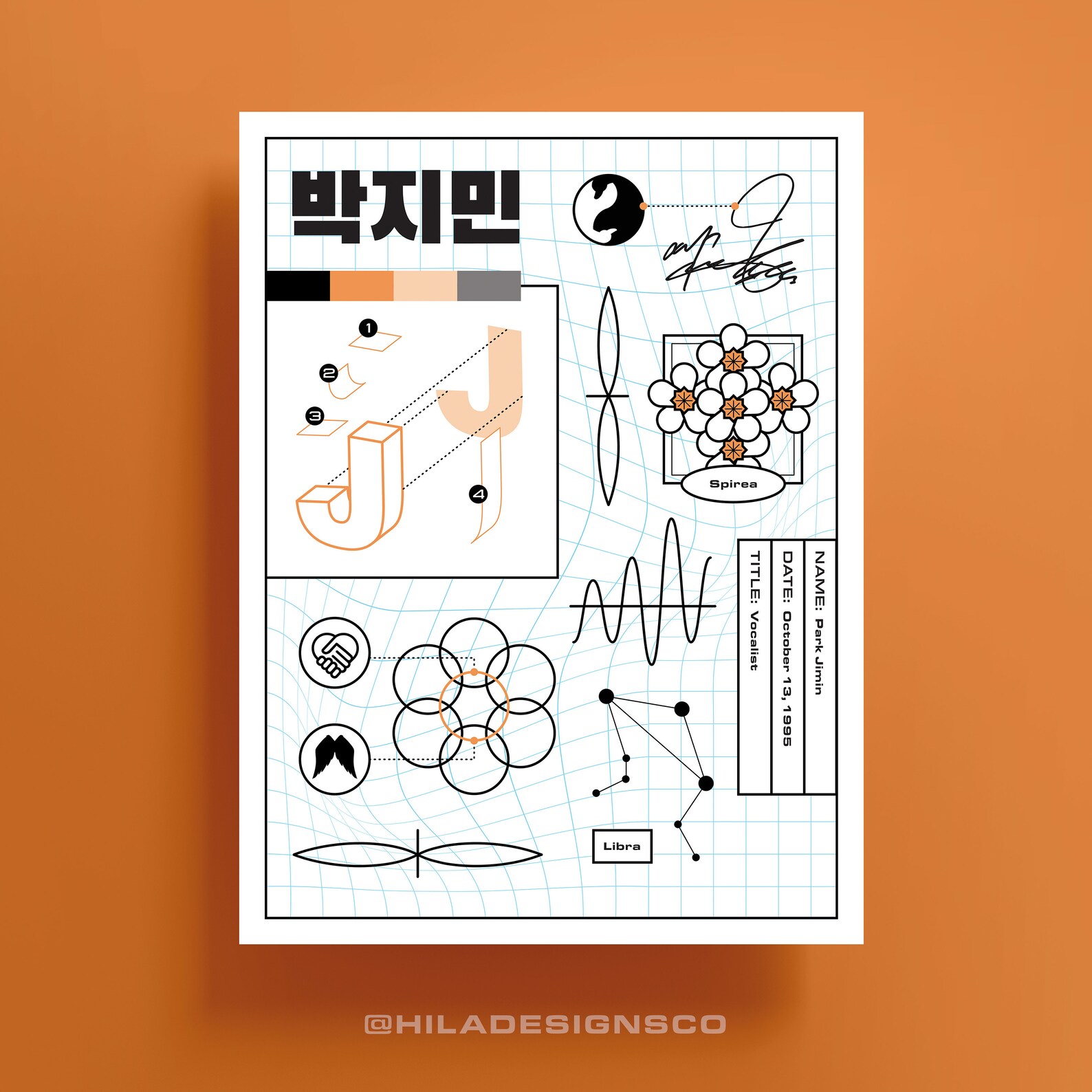 BTS Blueprint Series OT7 Digital Download BTS Printable - Etsy