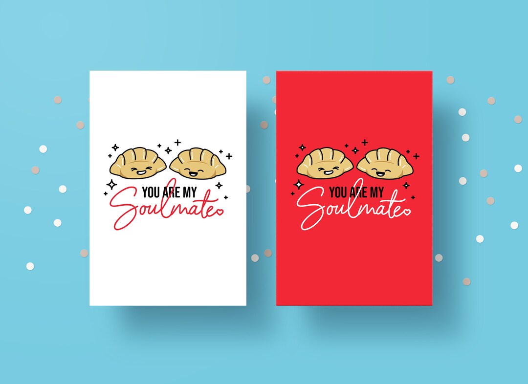 Vmin Soulmate Mandu Card: Kpop Printable (digital Download) - Etsy