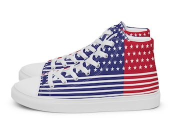 American Flag Sneakers - Etsy