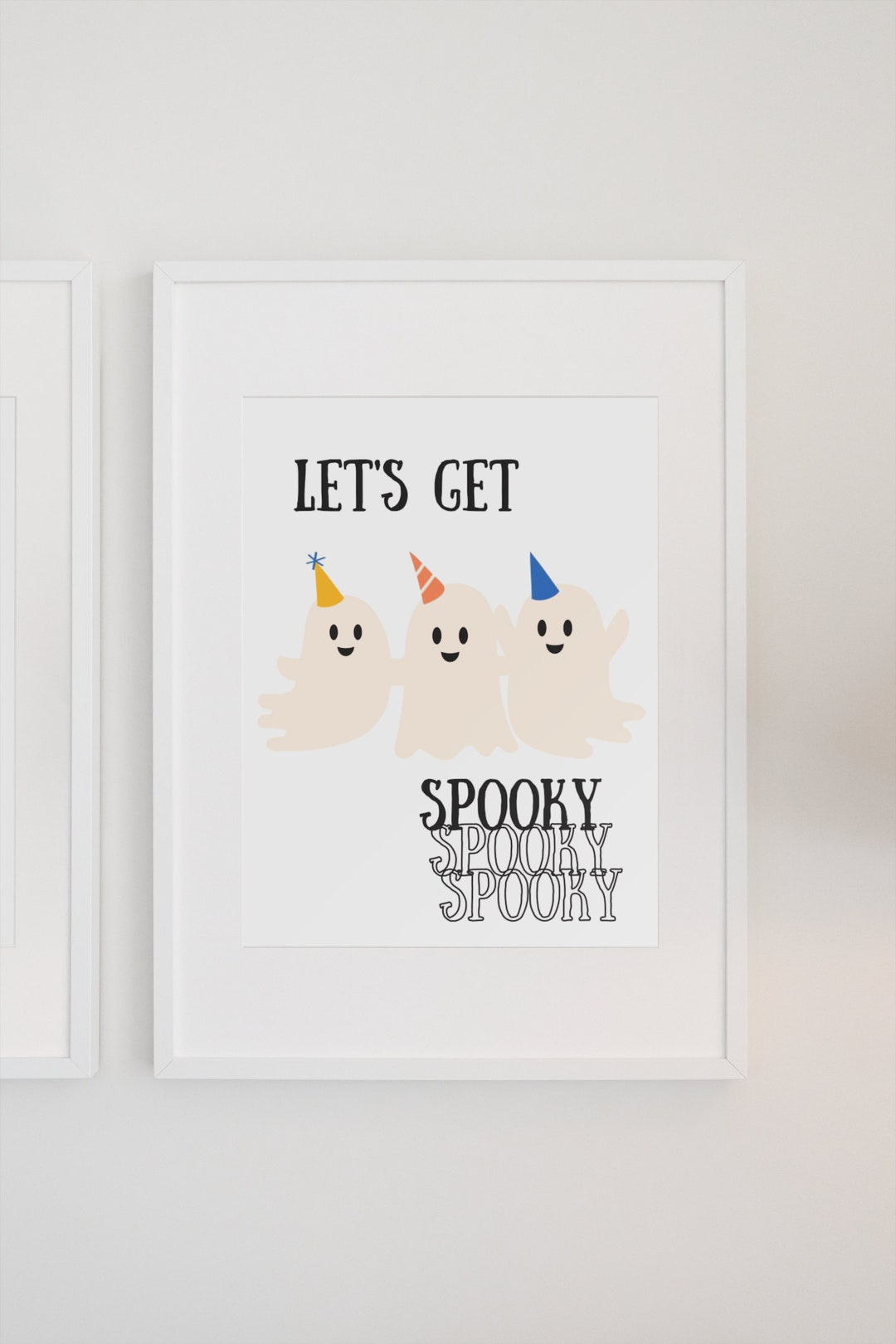 LET'S GET SPOOKY Halloween Decor Digital Download Halloween Dog ...