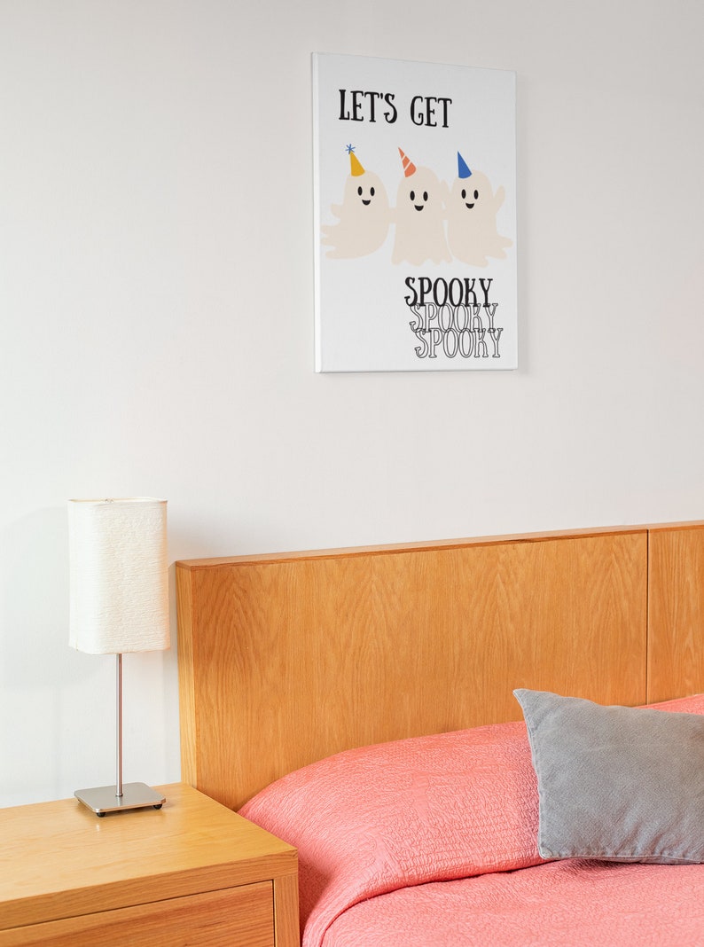 LET'S GET SPOOKY -- Halloween Decor; Digital Download; Halloween Dog ...