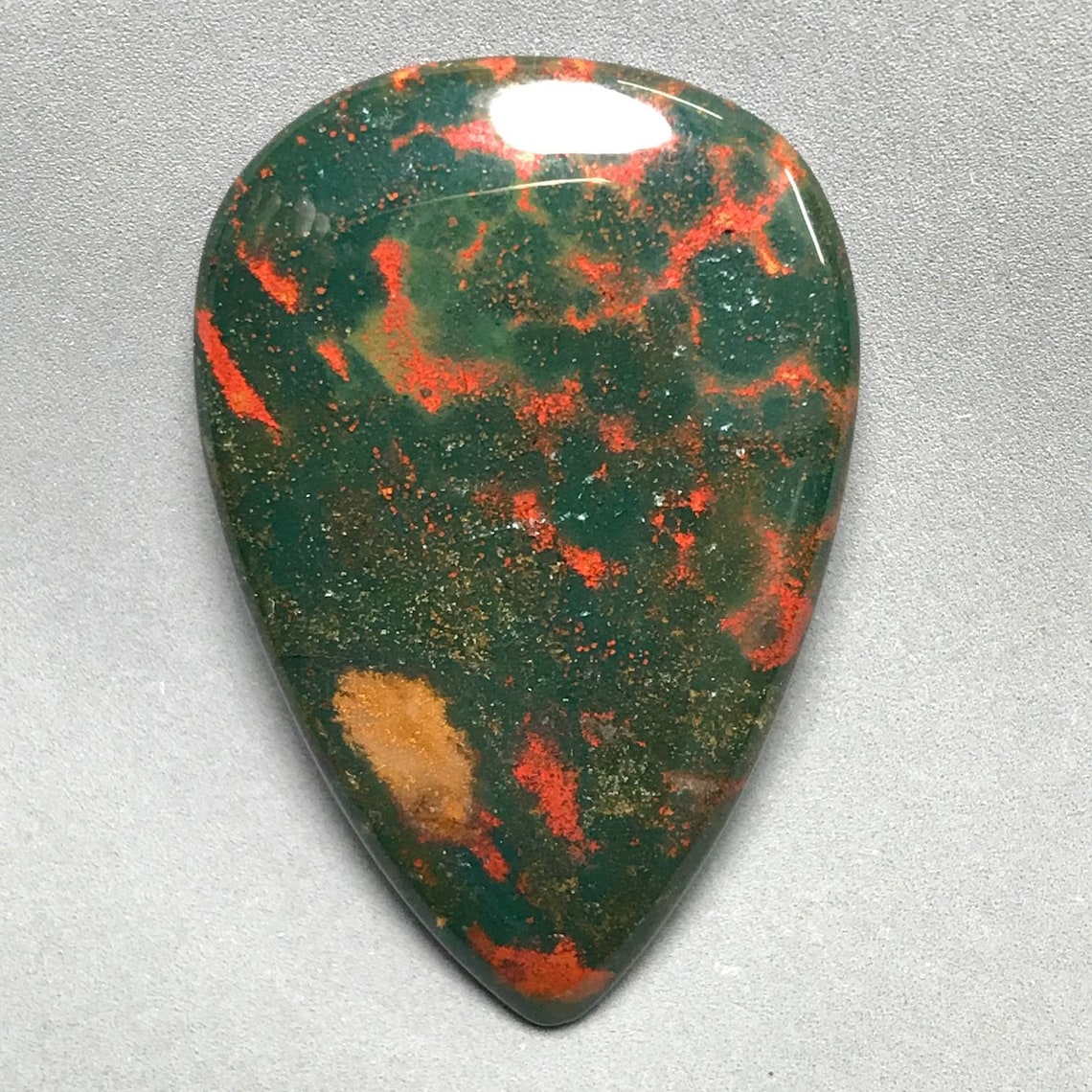 Afrikanischer Blutstein Cabochon... Blutstein Cabochon... | Etsy