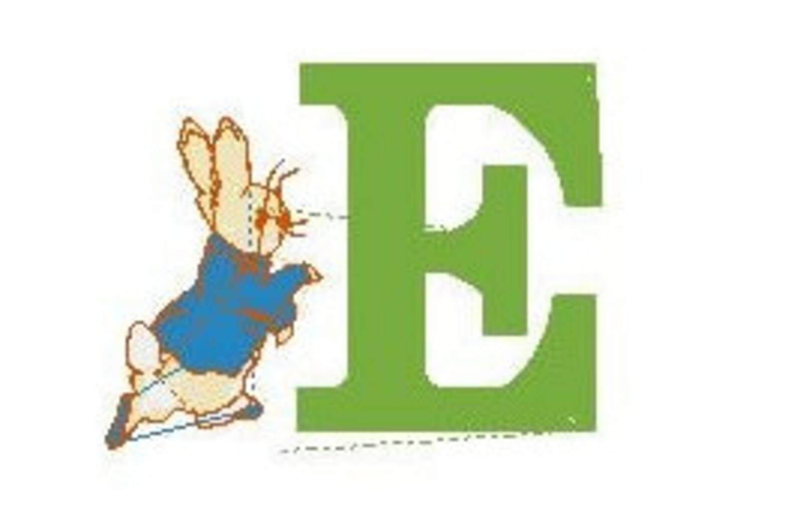 Peter Rabbit Running Font Letters Kids / Baby Embroidery - Etsy