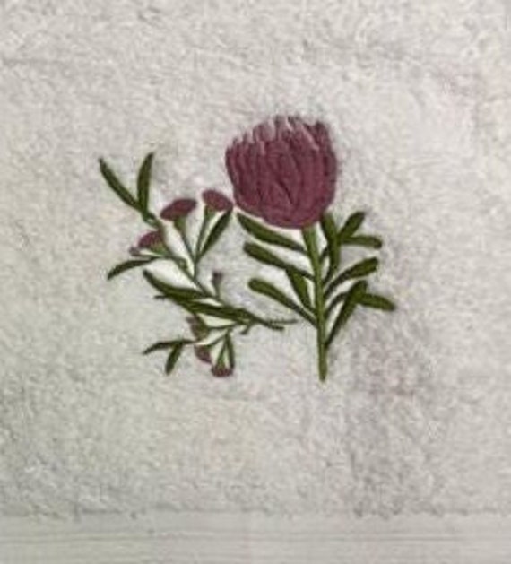 Protea Flower Plant Machine Embroidery Design for Kids Decor | Etsy