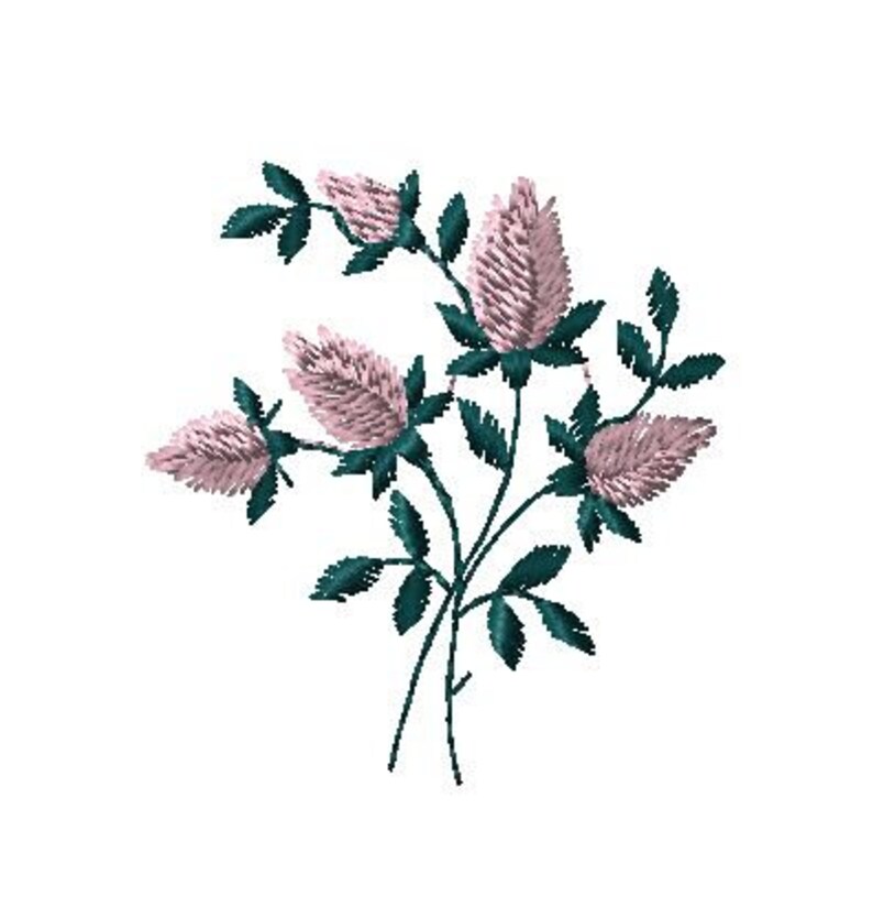 Flower Embroidery Machine Design, Machine Embroidery Design, Comes in 3 ...