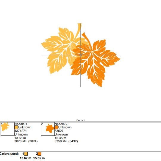 Fall Leaves Autumn Leaves Machine Embroidery Design - Etsy