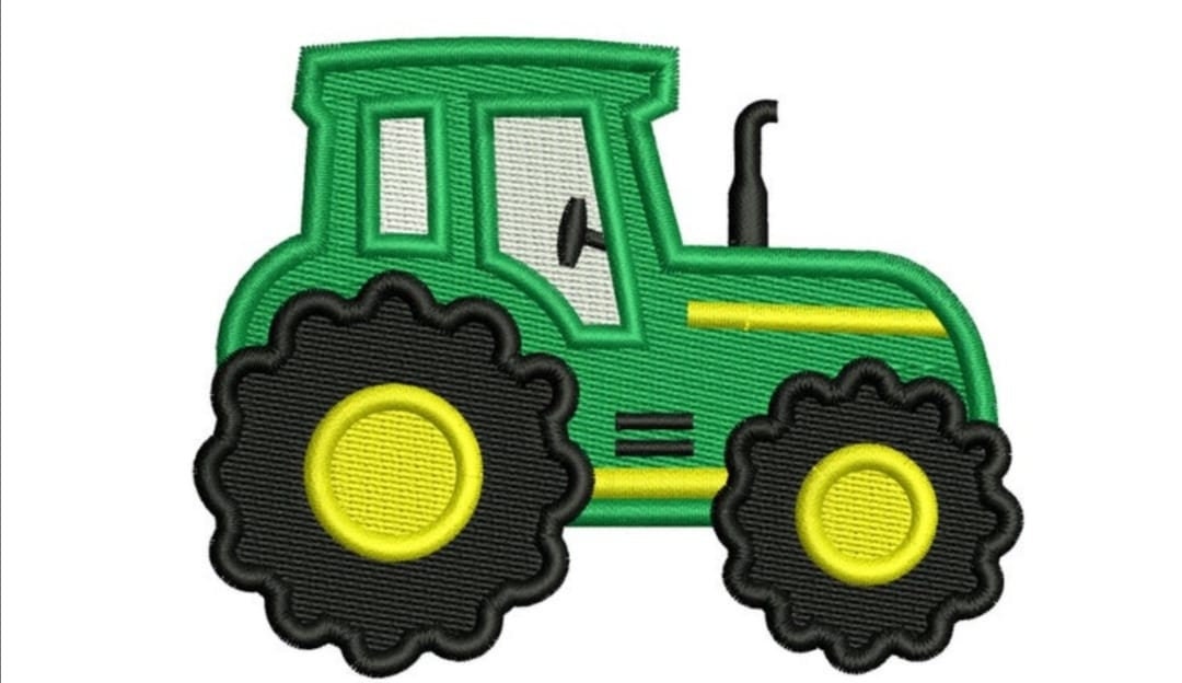 John Deere Tractor Farm Machine Embroidery Design - Etsy