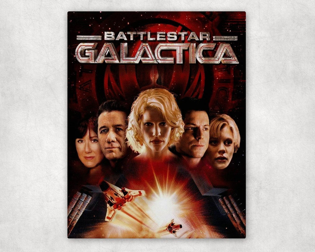 Battlestar Galactica Canvas Panel With Display Stand - Etsy