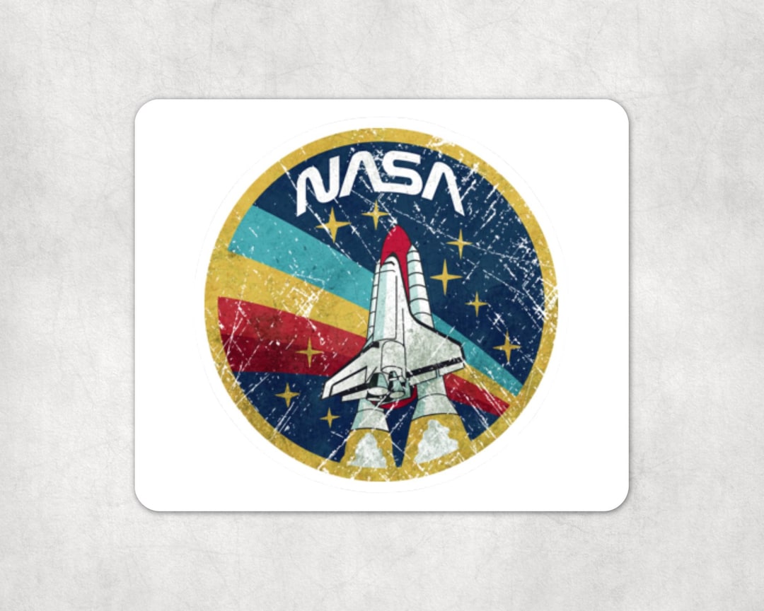 N.A.S.A Space Shuttle Neoprene Mousepad - Etsy