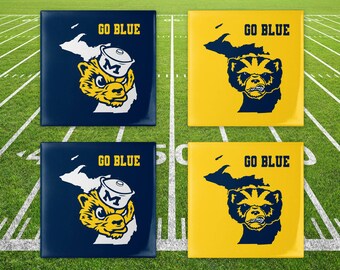 Michigan Coasters - Etsy