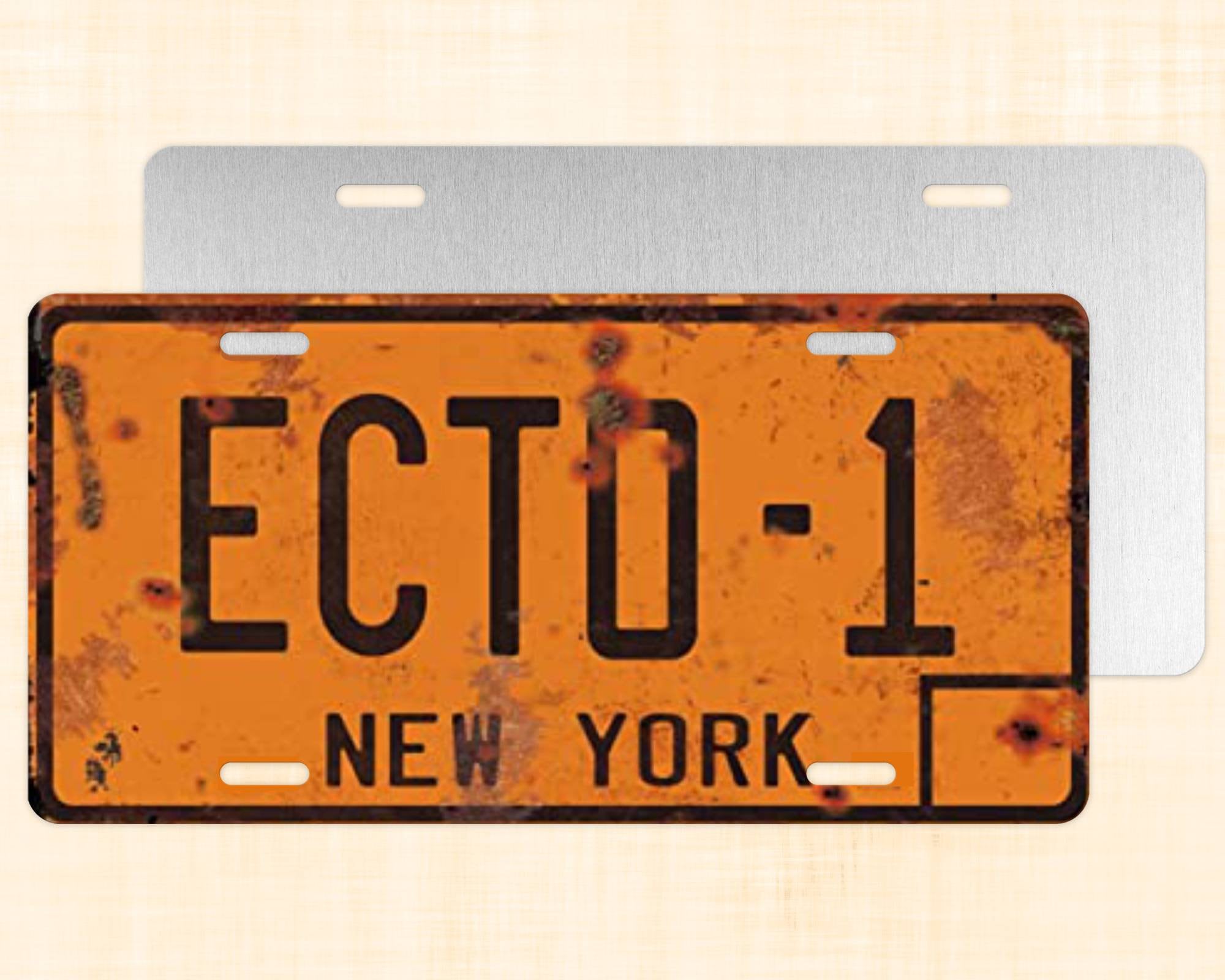Ghostbusters License Plate ECTO-1 Collectible Movie Prop - Etsy