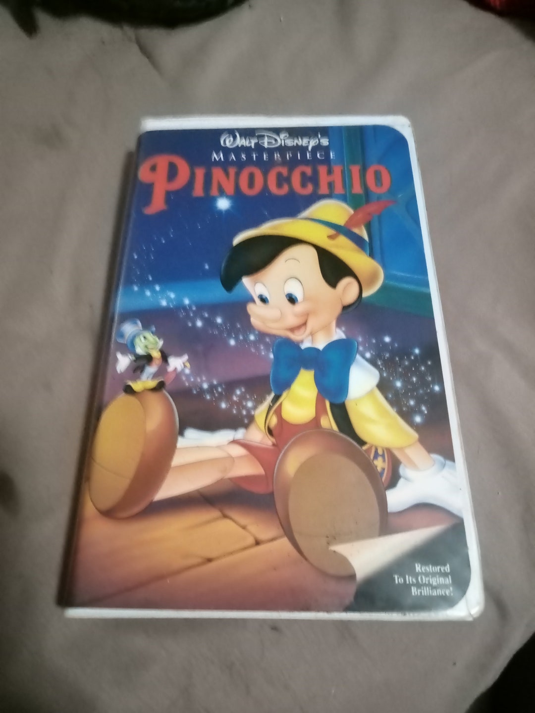 Pinocchio VHS Rare Walt Disney's Masterpiece Collection 1993 - Etsy