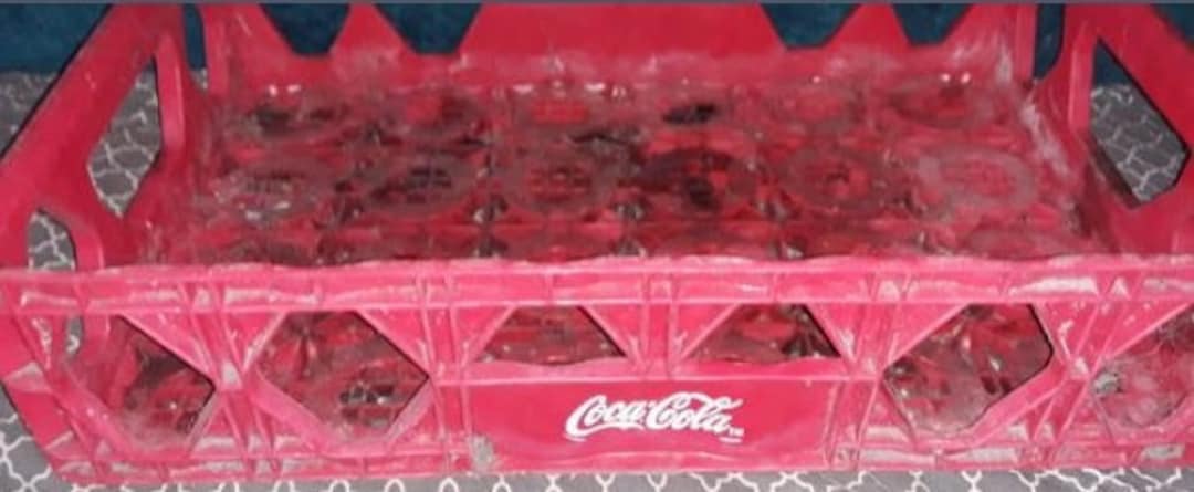 Vintage Coca-cola Red Plastic Crates 18 1/2" X 12 1/4" X 4 3/4" ~ SHIPS ...