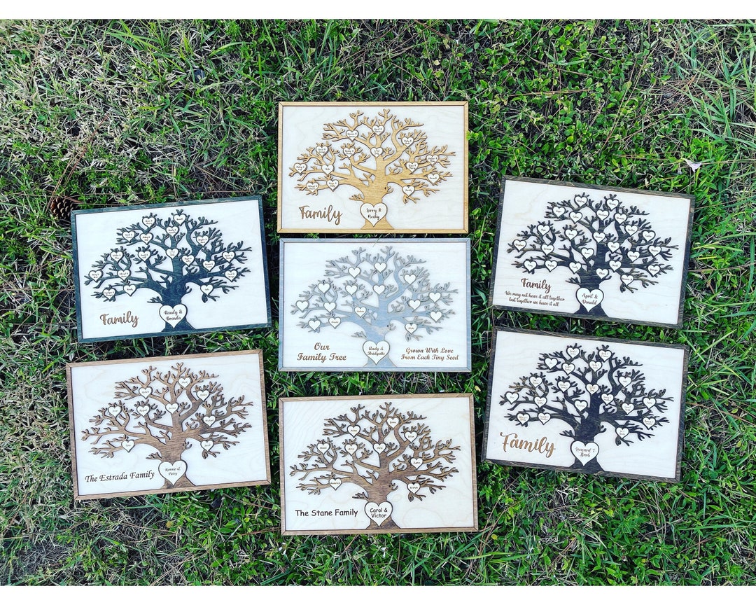 Family Tree Gift Parents Anniversary Gift Parents Wedding Gift ...