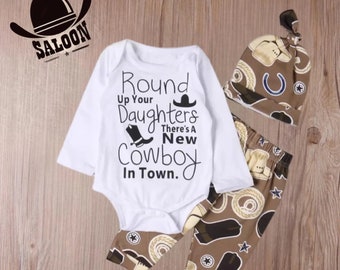 Cowboy Western Baby Clothes - Etsy