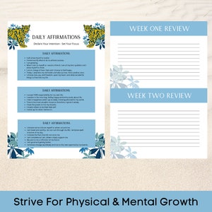 30 Day Challenge & Habit Tracker Printable Packet PDF Habit | Etsy