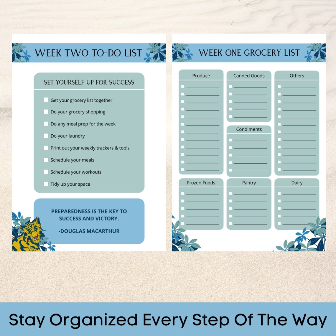 30 Day Challenge & Habit Tracker Printable Packet PDF Habit - Etsy